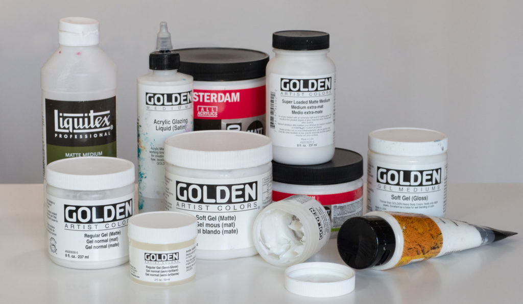 Do you know the differences? Let's talk about acrylic gels and mediums ...